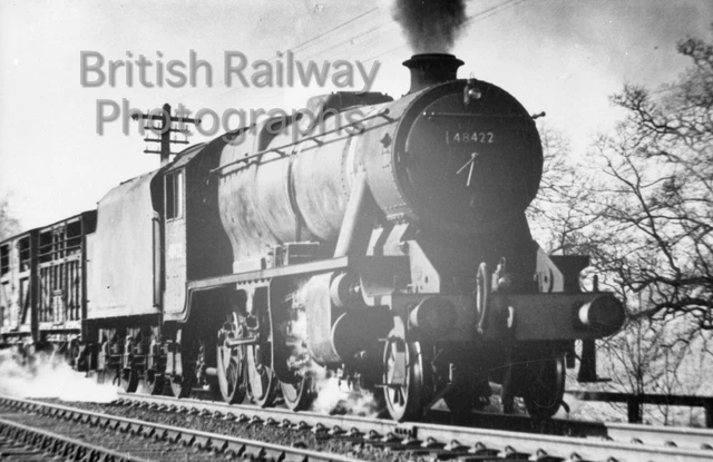 35MM NEGATIVE BRITISH Railways Steam Loco Class 8F 48422 Unknown ...