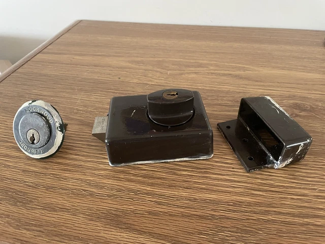 VINTAGE LOCKWOOD KEY LOCK &DEADLOCK - No Key $18.00 - PicClick AU
