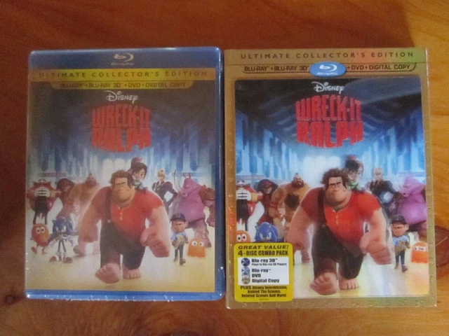 DVD BLU-RAY 3D Disney Wreck It Ralph Ultimate Edition New Sealed Great ...