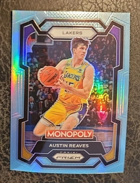 2023-24 PANINI Monopoly Prizm AUSTIN REAVES Light Blue SP # /199 LAKERS ...