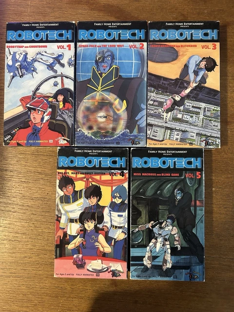 LOT OF 5 Robotech VHS Movies $30.00 - PicClick CA