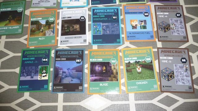 LOT DE CARTES minecraft panini 2022 EUR 3,00 - PicClick FR