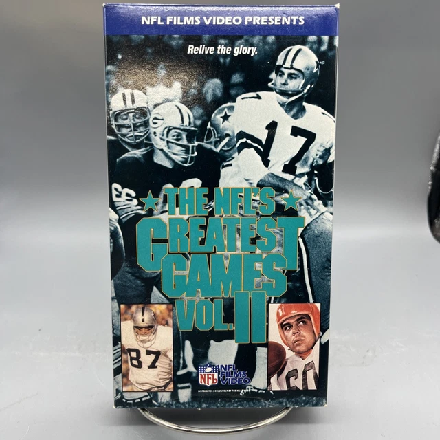 NFLS GREATEST GAMES, The - V. 2 (VHS, 1989) £6.37 - PicClick UK
