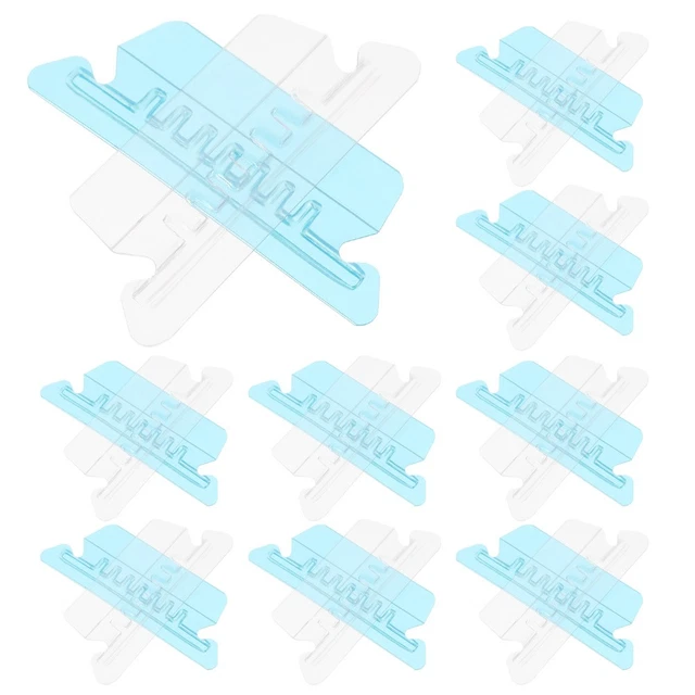 20 PCS DETACHABLE File Folder Tabs Label Insert Clear for Hanging ...