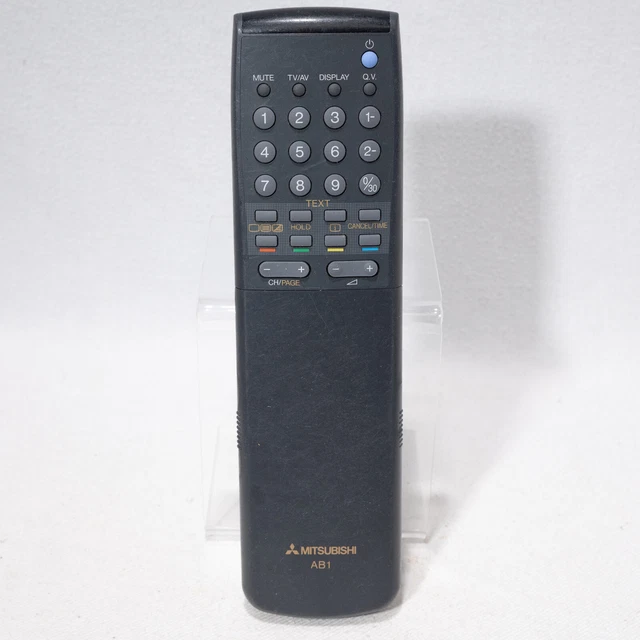 MITSUBISHI AB1 TV VCR VHS Player Remote Control - Genuine OEM - Working ...