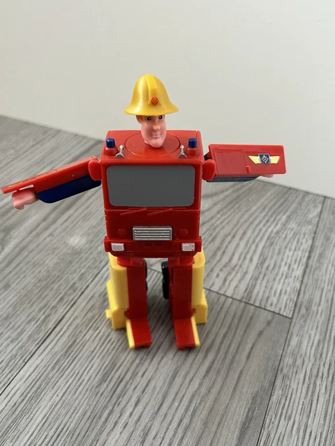 FIREMAN SAM CONVERTIBLE Jupiter Fire Engine Transformer £4.00 - PicClick UK