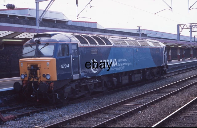 35MM SLIDE - Arriva Diesel Loco Class 57. 57314 @ Crewe £2.99 - PicClick UK