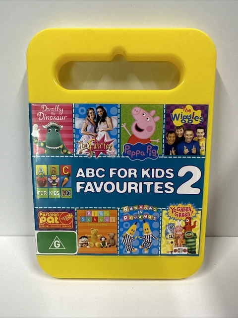 ABC FOR KIDS Fav 2 DVD 2009 Peppa Pig Bananas Wiggles Play school ...