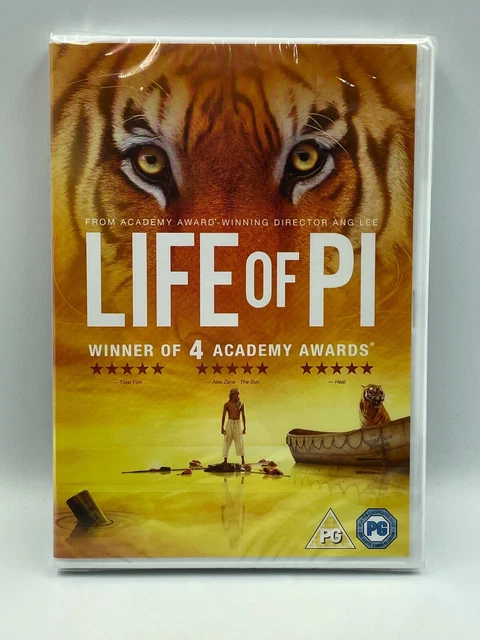 LIFE OF PI [DVD] Ang Lee Oscar Winning Film • UK R2 • New & Sealed £3. ...