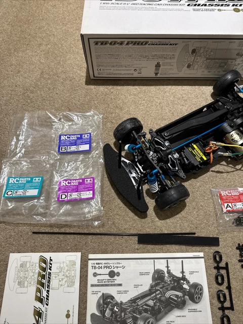 TAMIYA TB04 PRO Chassis Kit NUOVA BUILD 84339 rari hop up (TB-04) TRF EUR 186,95 - PicClick IT