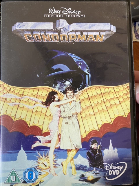 CONDORMAN DVD UK3 Cult Disney comic book hero movie Oliver Reed RARE ...