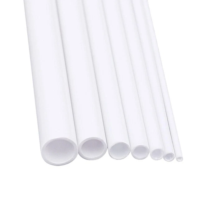 5PCS ABS PLASTIC Tube Styrene Round Strip Model Sand Table Architecture ...