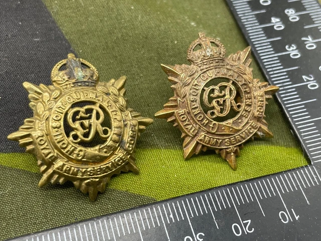 ORIGINALE PAIO DI GV WW1 Esercito Britannico - Reale Army Service Arma ...