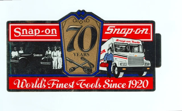 NEW VINTAGE SNAP-ON Tools Snap on Tool Box Sticker HotRod Decal Man ...