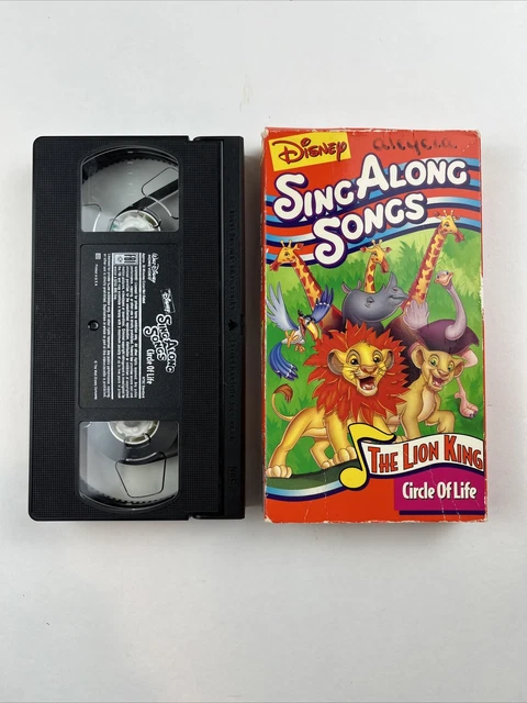 Walt Disney Sing Along Songs Circle Of Life Vhs Video Tape Uk Pal | My ...