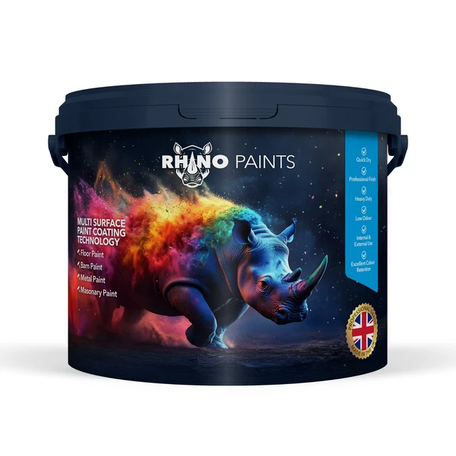FLOOR PAINT 10L -Extremely Strong Concrete Garage floor paint Quick ...