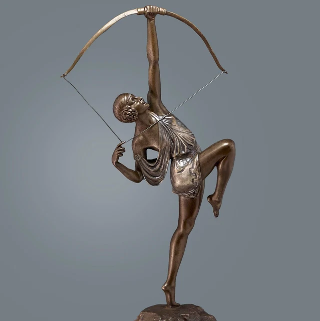 PIERRE LE FAGUAYS - Diane Chasseresse - Bronze Art Déco EUR 3.250,00 ...