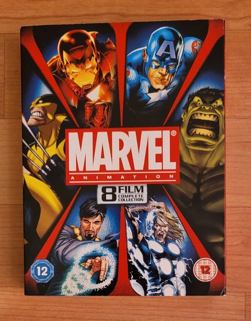 MARVEL ANIMATION 8 Film Complete Collection Dvd Box Set Uk Region 2 EUR ...