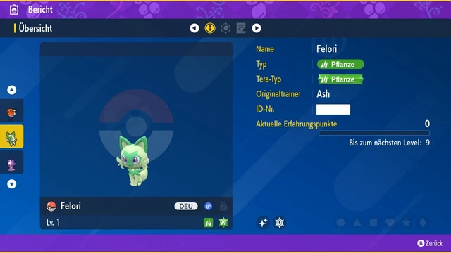 SHINY FELORI 6IV | LVL 1 | Pokemon Karmesin / Purpur / Scarlet EUR 5,94 ...