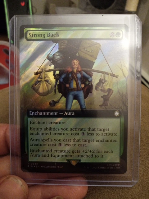 MTG STRONG BACK Extended Surge Foil - Fallout (PIP) - 0930 Rare ...