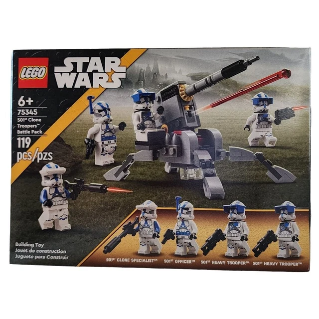 LEGO 75345 STAR Wars 501st Clone Troopers Battle Pack Building Toy Set ...