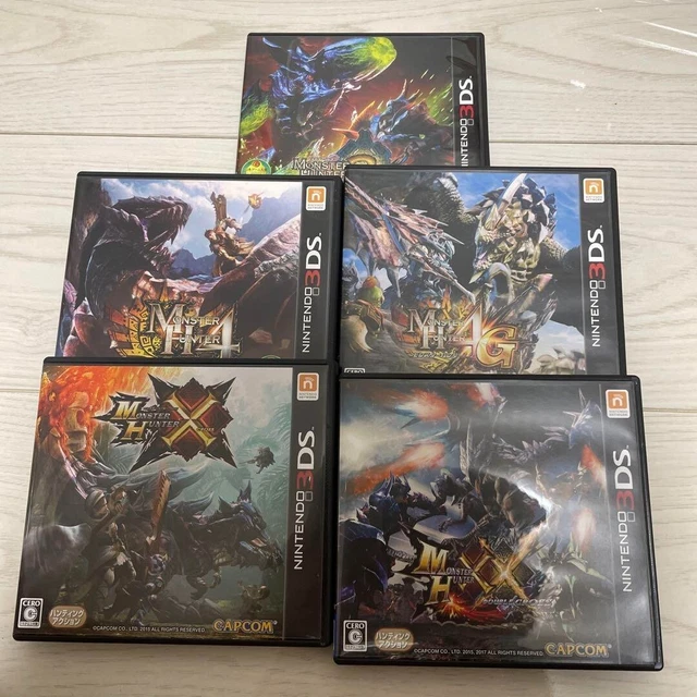 MONSTER HUNTER X Croix, Xx Double Croix, 3G, 4, 4G Set Nintendo 3DS Japonais EUR 50,39 - PicClick FR