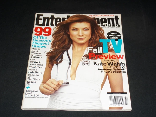 2007 SEPTEMBER 14 Entertainment Weekly Magazine - Kate Walsh - Cover ...