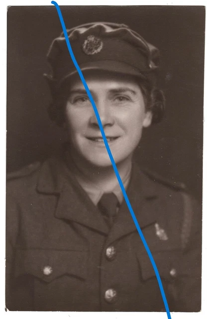 WW2 SOLDIER LADY Woman ATS Auxiliary Territorial Service Home Front ...