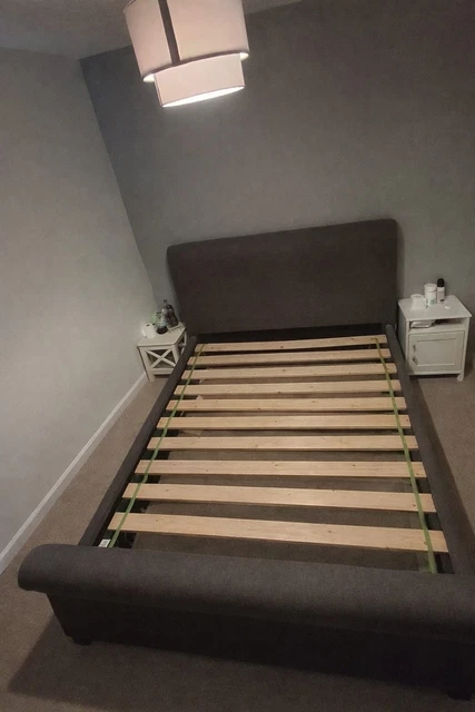 KING SIZE DETROIT Upholstered Sleigh Bed Frame from Dreams £230.00 ...