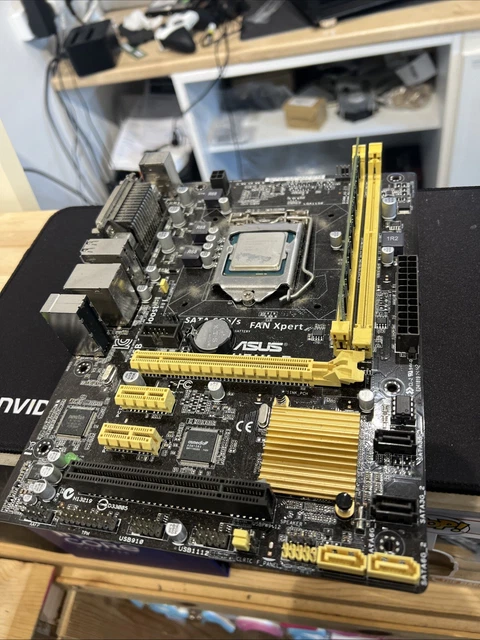 ASUS H81M-E LGA1150 Micro-ATX Motherboard, Intel Pentium G3220 3.0 GHz ...