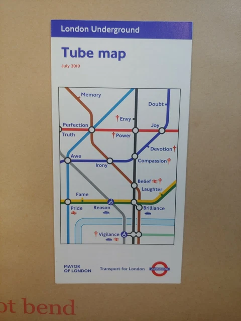 LONDON TRANSPORT UNDERGROUND Leaflet Timetable Route Tube Map July 2010 ...
