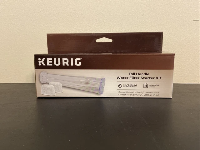 KEURIG TALL HANDLE Water Filter Starter Kit with 2 Filter Cartridges ...