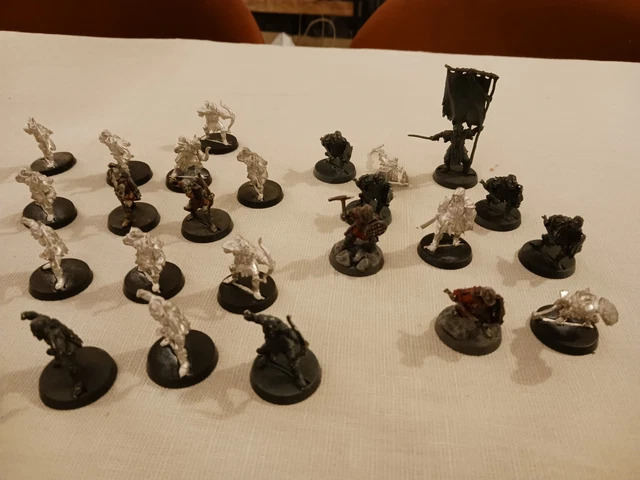 MORDOR ARMY ORC Lotr Lord Of The Rings Gw Games Workshop Evil Metal Oop EUR 85,00 - PicClick FR