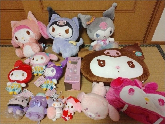 SANRIO GOODS LOTTO di set My Melody Kuromi Baku Bako Peluche Bottiglia... EUR 184,78 - PicClick IT