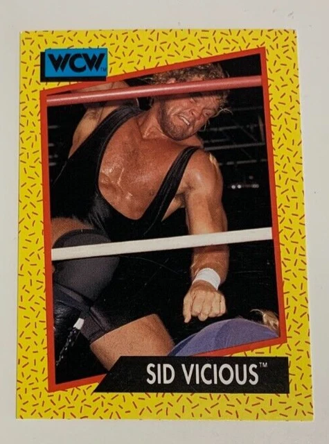 WCW SID VICIOUS 1991 IMPEL WCW Wrestling WWE WWF NWA Trading Card #32 ...