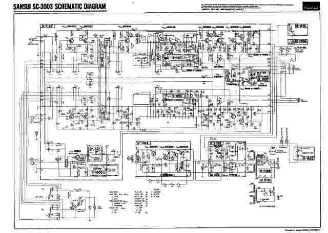 SANSUI C-3003 SCHEMATIC Diagram Schaltplan EUR 2,49 - PicClick DE