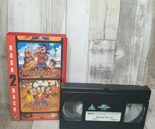 BACK 2 BACK An American Tail - An American Tail Fevel Goes West VHS £24 ...
