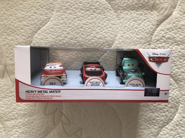 DISNEY PIXAR CARS Diecast Disney Store 3 Pack Cars Toon Heavy Metal ...