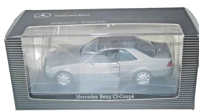 WOW MERCEDES BENZ W140 600SEC V1 2COUPE SILVER Metallic 1/43 MERCEDES ...