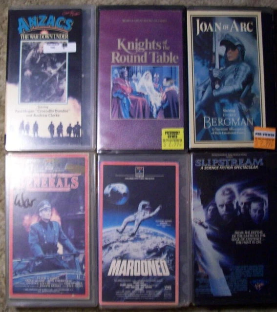 BLOCKBUSTER-VIDEO VAULT VHS Clamshell Case With 6 VHS Tapes £6.60 ...