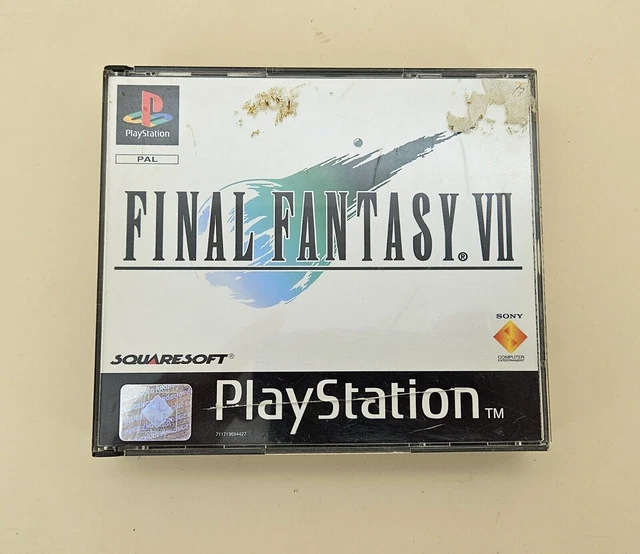 FINAL FANTASY VII Black Label Big Box COMPLET SONY PS1 PAL FRA VF CIB ...