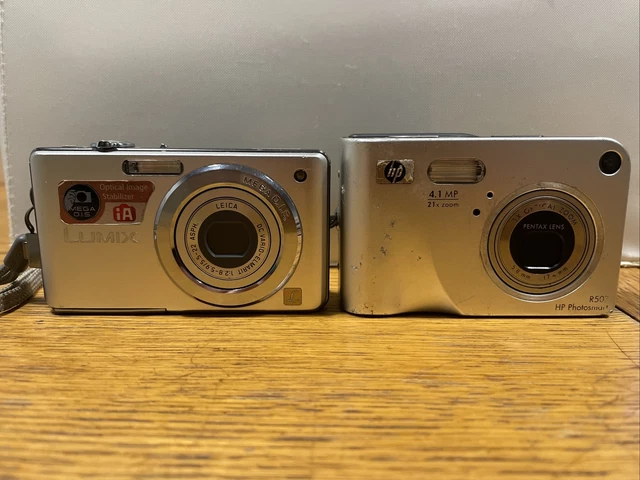 DIGITAL CAMERA X 2 Lumix DMC-F56 & HP R507 Spares or Repair £8.95 ...