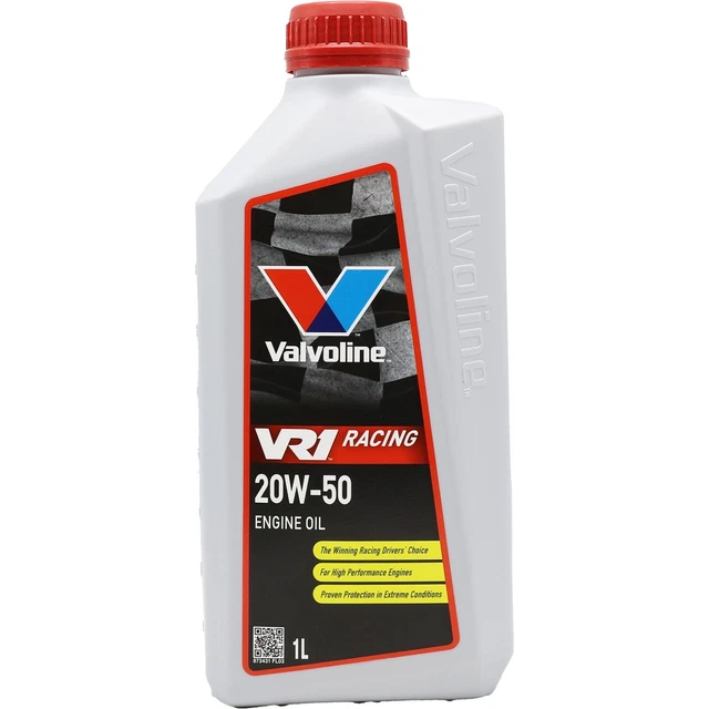 VALVOLINE VR1 RACING 20w-50 Engine Oil 1 Litre 1L 20W50 New Enhanced Formulation £14.95 ...