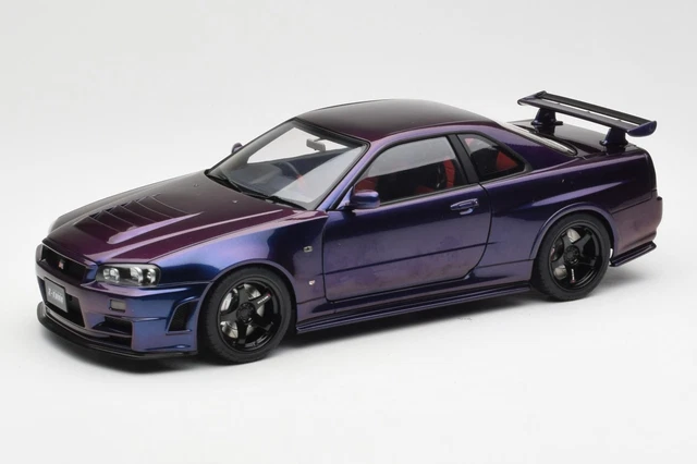 77464 NISSAN SKYLINE NISMO R34 GT-R Z-Tune Midnight Purple III AUTOart 1/18 EUR 331,62 - PicClick DE