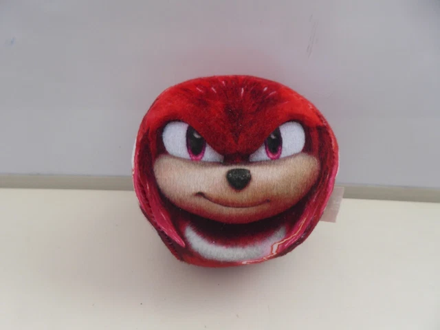 SONIC THE HEDGEHOG 3 Electric Power Up KNUCKLES Plush Ball McDonalds ...