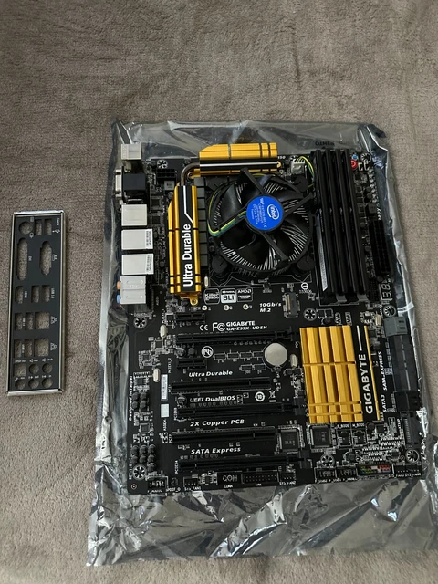 COMBO: GIGABYTE GA-Z97-HD3 Intel Z97 Motherboard + i5 4590K CPU+Corsair ...