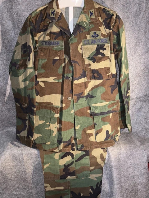 USAF,US AIR FORCE Colonel's Named Woodland BDU Uniform,Paratrooper,CCT ...