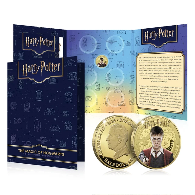 THE MAGIC OF Hogwarts Harry Potter Collectible Gold Coin Limited ...