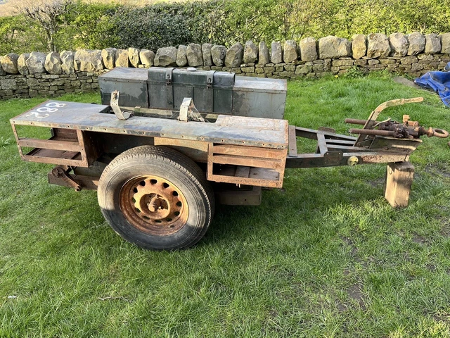 WW2 BRITISH AIRBORNE Generator trailer. Please Read Description Prior ...
