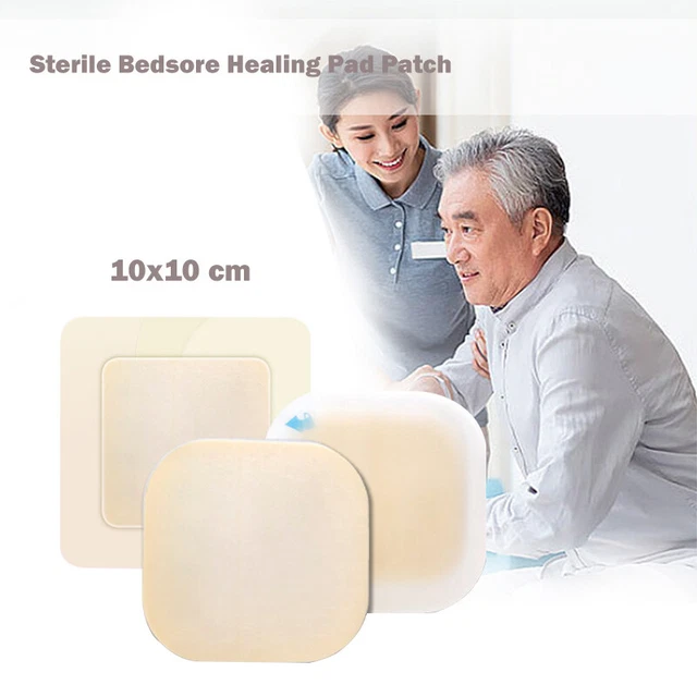 HYDROCOLLOID ADHESIVE DRESSING Wound Dressing Sterile Bedsore Healing ...